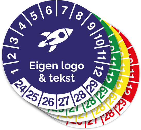 Keuringssticker met eigen ontwerp bestellen | StickersNow.com